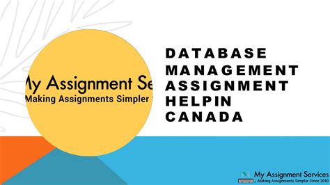 Database Management Assignment Help In Canada Also Available Online Now By Roman Solemn Issuu