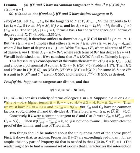 Abstract Algebra Error In Algebraic Curves By Fulton Mathematics