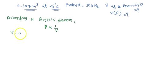 Solved Suppose That The Pressure Of A Sample Of Air That Occupies 0