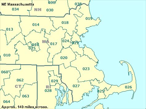 3 digit zip code map massachusetts gambaran