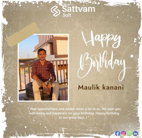 Sattvam Soft On Linkedin Sattvamsoft Like Birthday Wishes2023