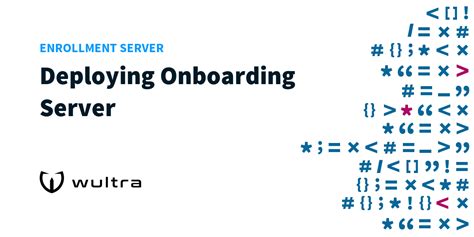 Enrollment Server Deploying Onboarding Server Wultra Developer Portal