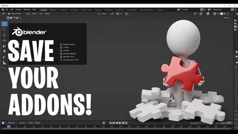 Blender Save And Transfer Your Addons