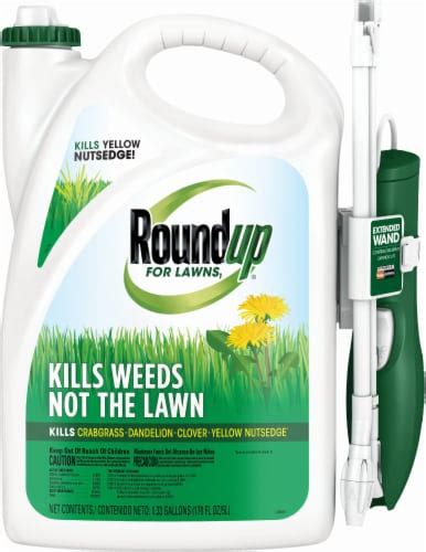 Roundup® For Lawns1 Ready To Use Weed Killer With Spray Wand 1 3