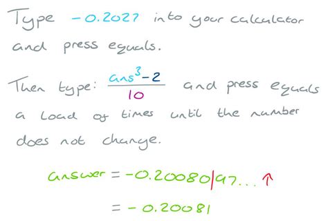 Gcse Maths Iteration Formulae 10 Questions And Answers