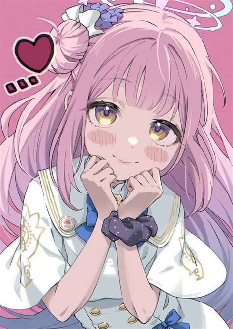 米卡 插画师momoimon的圣园弥香插画图片 Bobopic