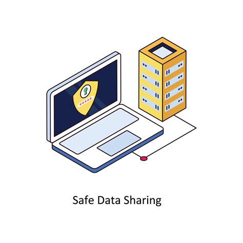 Safe Data Sharing Vector Isometric Icons Simple Stock Illustration 21500929 Vector Art At Vecteezy