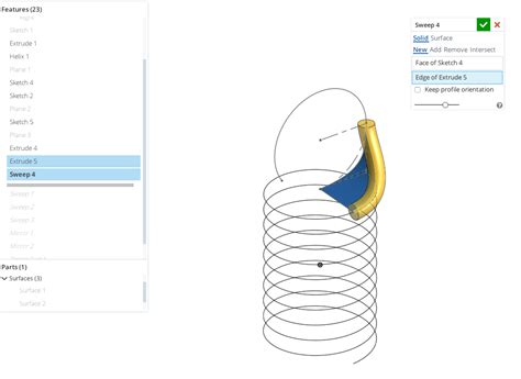 Is It Possible To Get The Intersection Shape Of A Sketch Plane And A Solid Which Is Passes
