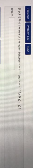 solved previous problem listnext 1 point find the area of