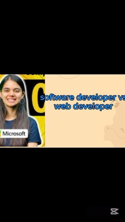 Software Developer Vs Web Developer Youtubeshorts Youtube