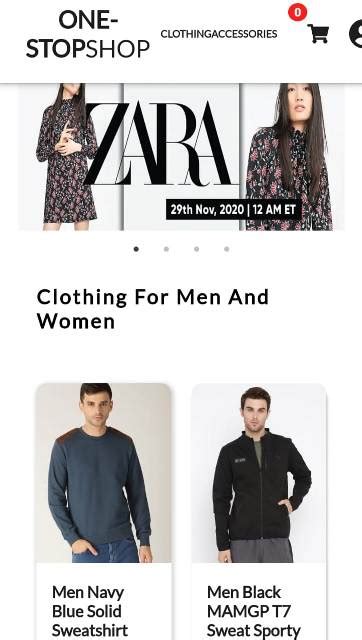 Github Neeharika019one Stop Shop A Sample Of E Commercewebsite