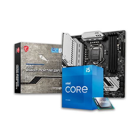 Techno Palace | MSI MAG B560M MORTAR WIFI MOTHERBOARD AND INTEL CORE I5 ...