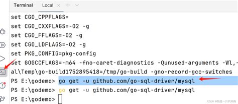 go 安装mysql驱动 go语言下载mysql包 CSDN博客