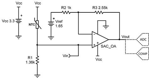 Circuit060002 Temperature Sensing With Ntc Thermistor Circuit