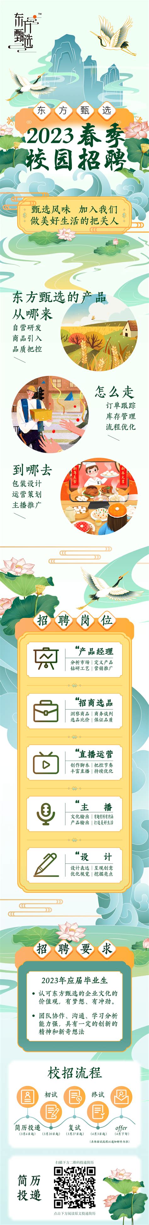 校招 新东方在线旗下的农产品电商平台「东方甄选」2023春招正式启动！小灶文章er