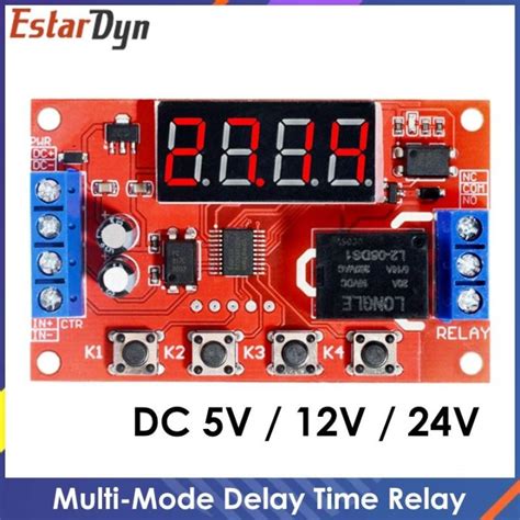 DC V V V A Adjustable Time Delay Relay Module LED Digital Timming Relay Timer Delay