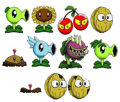 Pvz Sprites Day By Daxegana On Deviantart
