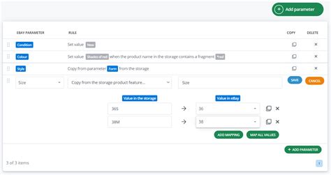 Rules For Parameter Mapping Help Center