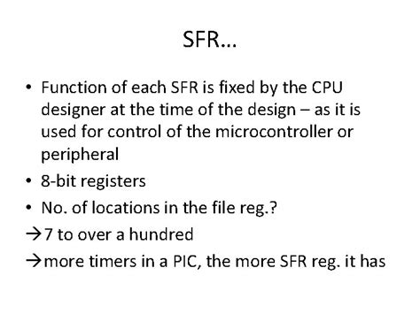 Ch 2 Assembly Lang Pic The Pic Microcontroller