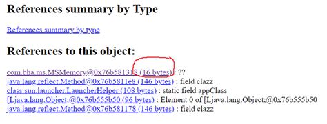 java object size