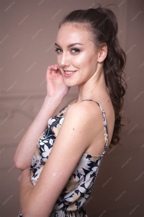 Premium Photo Beautiful Young Girl In A Sexy Lingerie Posing