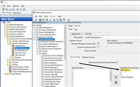 Folder Not Showing Up After Give User Permission Vistavantage 8 Epicor User Help Forum