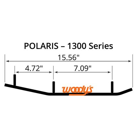 Woodys Traction Slim Jim 2 0 4 Carbide Arctic Cat Yamaha S2p8 1300 1