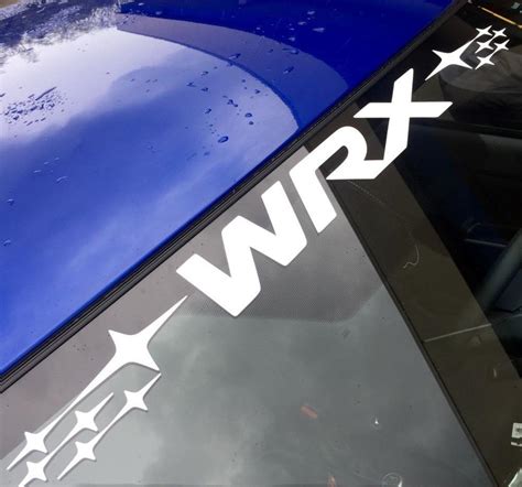 Subaru Wrx Impreza Windshield Banner Vinyl Sticker Decal Graphic Rally
