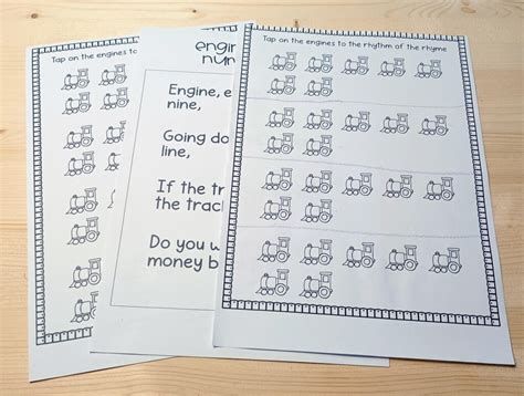 Engine Engine Number Nine Printable Nbprekactivities