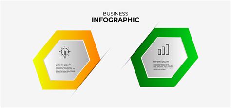 아이콘이 있는 벡터 인포그래픽 레이블 템플릿입니다 2 옵션 또는 단계 비즈니스 개념에 대한 인포그래픽 정보 그래픽 순서도 프레젠테이션 웹 사이트 배너 등에 사용할 수