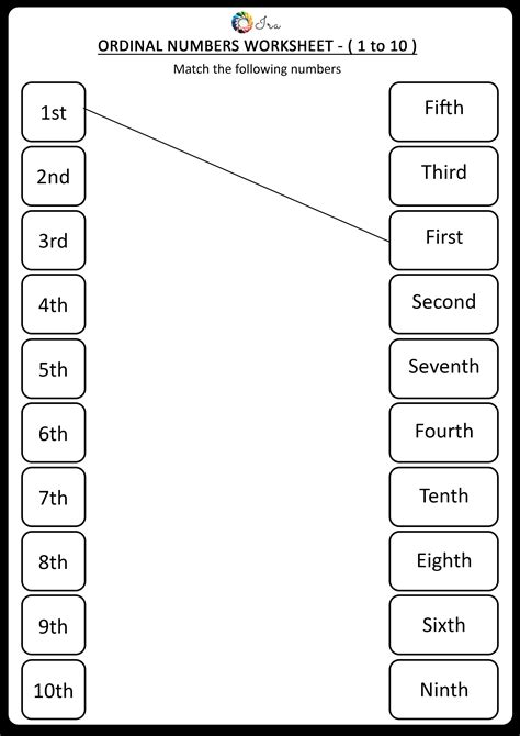 Printable Ordinal Numbers Printable Word Searches