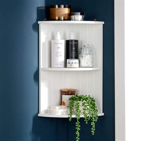 Corner Wall Mounted Shelf Bathroom From Furniture Dealz Uk