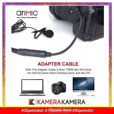 Jual Ulanzi Arimic Single Mic 1.5m Clip On Lav Mic for Smartphone ...