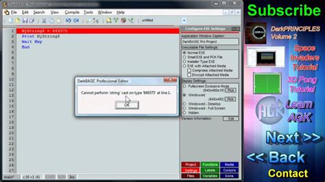 Darkprinciples Professional For Darkbasic Professional Enhanced Edition Volume 1 Youtube