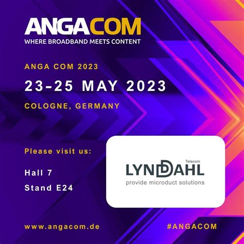 Lynddahl Telecom A S On Linkedin Angacom Telecom Microducts Exhibition