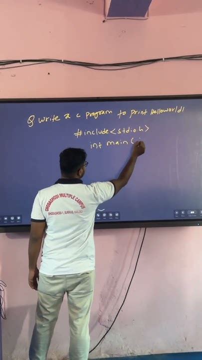 C Program To Print Helloworld C Program Syntax C Program Basic Program Cprogram Youtube