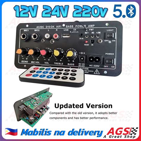 Ac Dc 220v Hifi Bass Power Amp Digital Bluetooth Stereo Amplifier Board