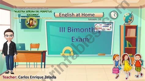 Esl English Powerpoints English Exam