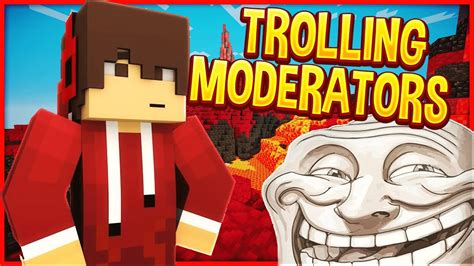 Trolling Server Moderators Minecraft Trolling Youtube