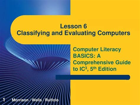 ppt lesson 6 classifying and evaluating computers powerpoint presentation id 5889578