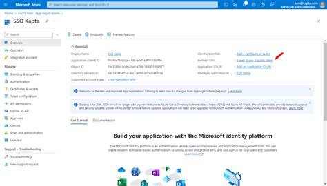 Azure Sso Current Interface Kapta Help Center