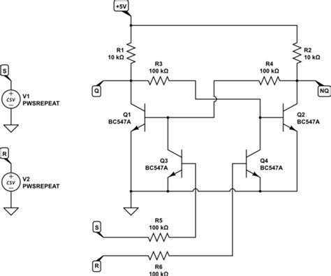 Esp8266 One Bit Memory Circuit Using Transistors Electrical Esp8266 One Bit Memory Circuit Using Transistors Electrical
