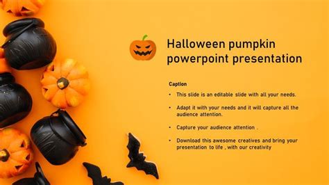 Amazing Halloween Pumpkin Powerpoint Presentation Template Powerpoint