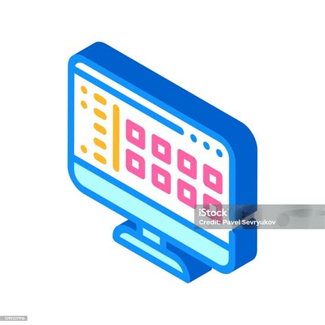 운영 체제 아이소메트릭 아이콘 벡터 일러스트레이션 파일 데스크탑 컴퓨터에 대한 스톡 벡터 아트 및 기타 이미지 데스크탑