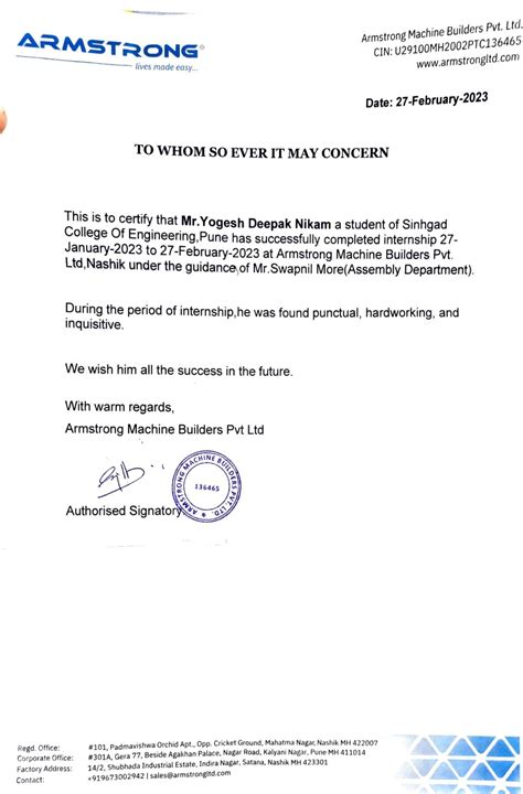 Connections Internship Yogesh Nikam