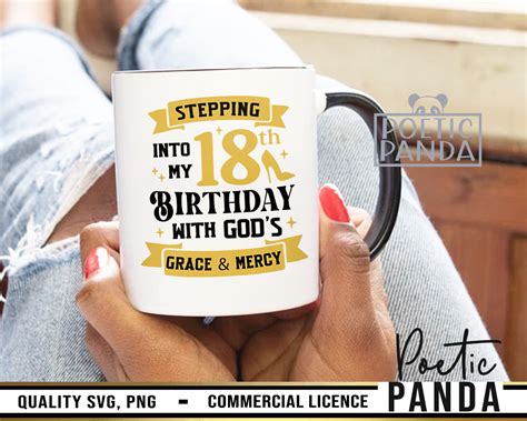 Stepping Into My 18th Birthday Svg Png 18th Birthday Svg 18th