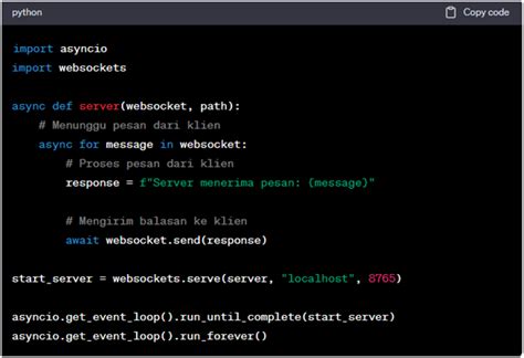 Memahami Konsep Web Sockets Di Python