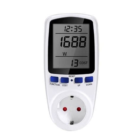 Power Meter Plug With Digital Lcd Display
