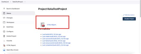 generate html reports in jenkins