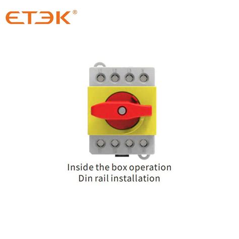 EKD6 Lockable AC Isolator Switch ETEK Electric